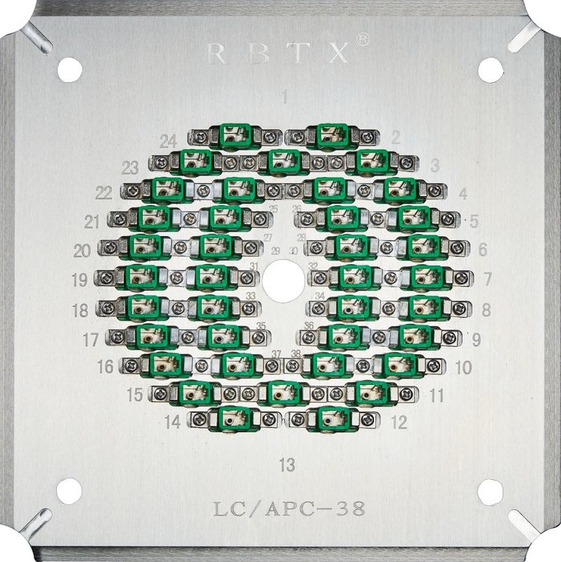 Lcapc38 Polishing Fixtures Holder 38 Ports Lc/Apc Fiber Optic Patch ...