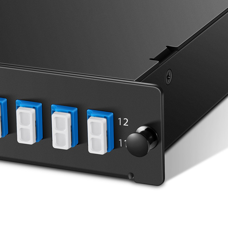 1MT6LC2SMFAF 1 MTP To 6 LC Single Mode Fiber Patch Panel 6 Port Fiber ...