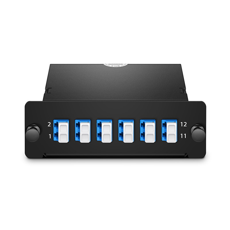 1MT6LC2SMFAF 1 MTP To 6 LC Single Mode Fiber Patch Panel 6 Port Fiber ...