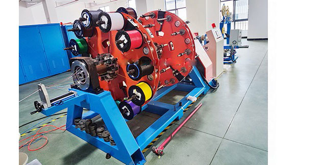 48 Core Fiber Buffer Stranding Cage Wire Cable Bunching Machine Rigid ...